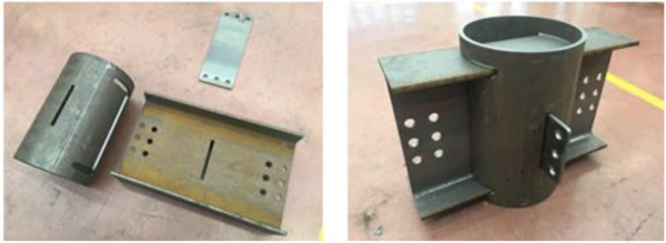 WF Beam-to-HSS Column Moment Connections Using Laser-Cut Columns ...